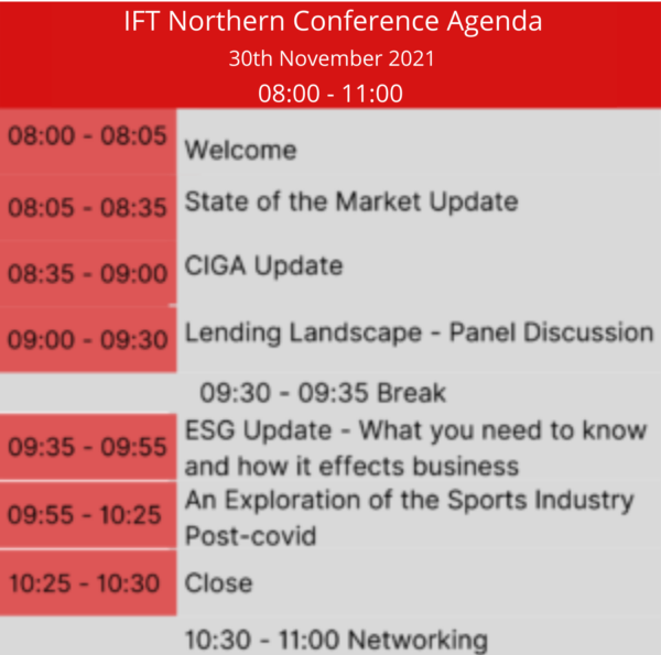 IFT Northern Conference 2021 - The IFT