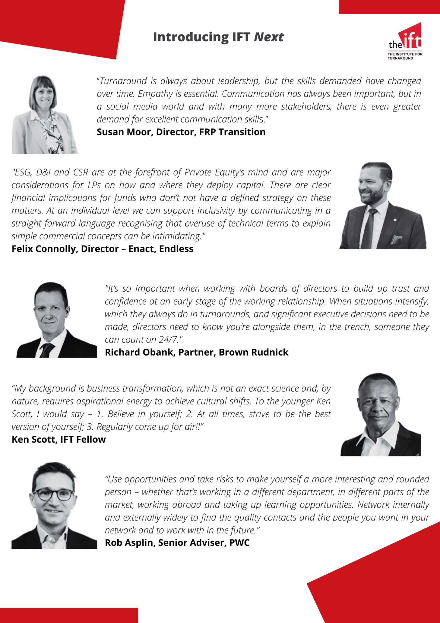 The future of turnaround: IFT Next regional launches - The IFT